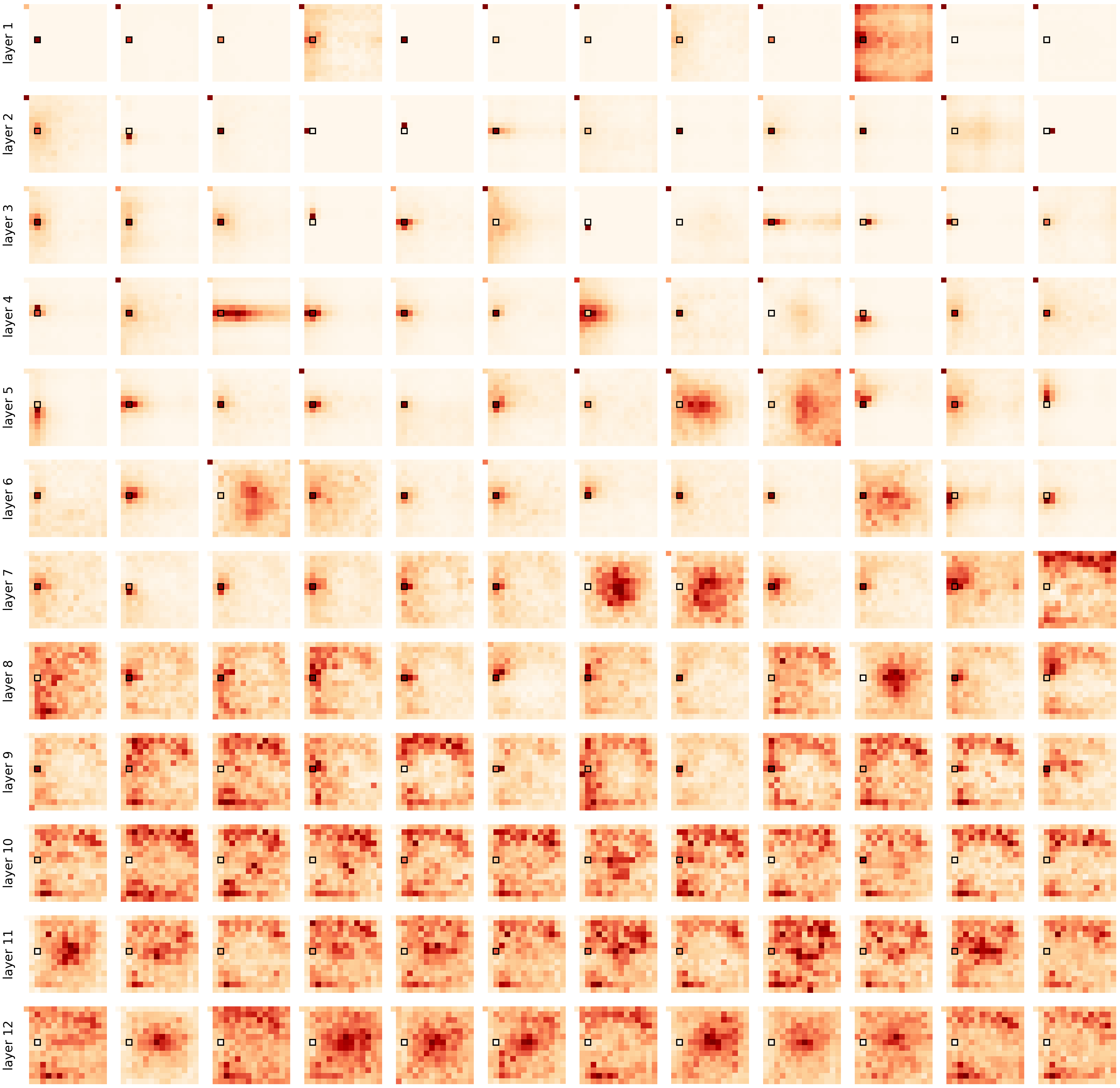 Visualization Of Self Attention Maps