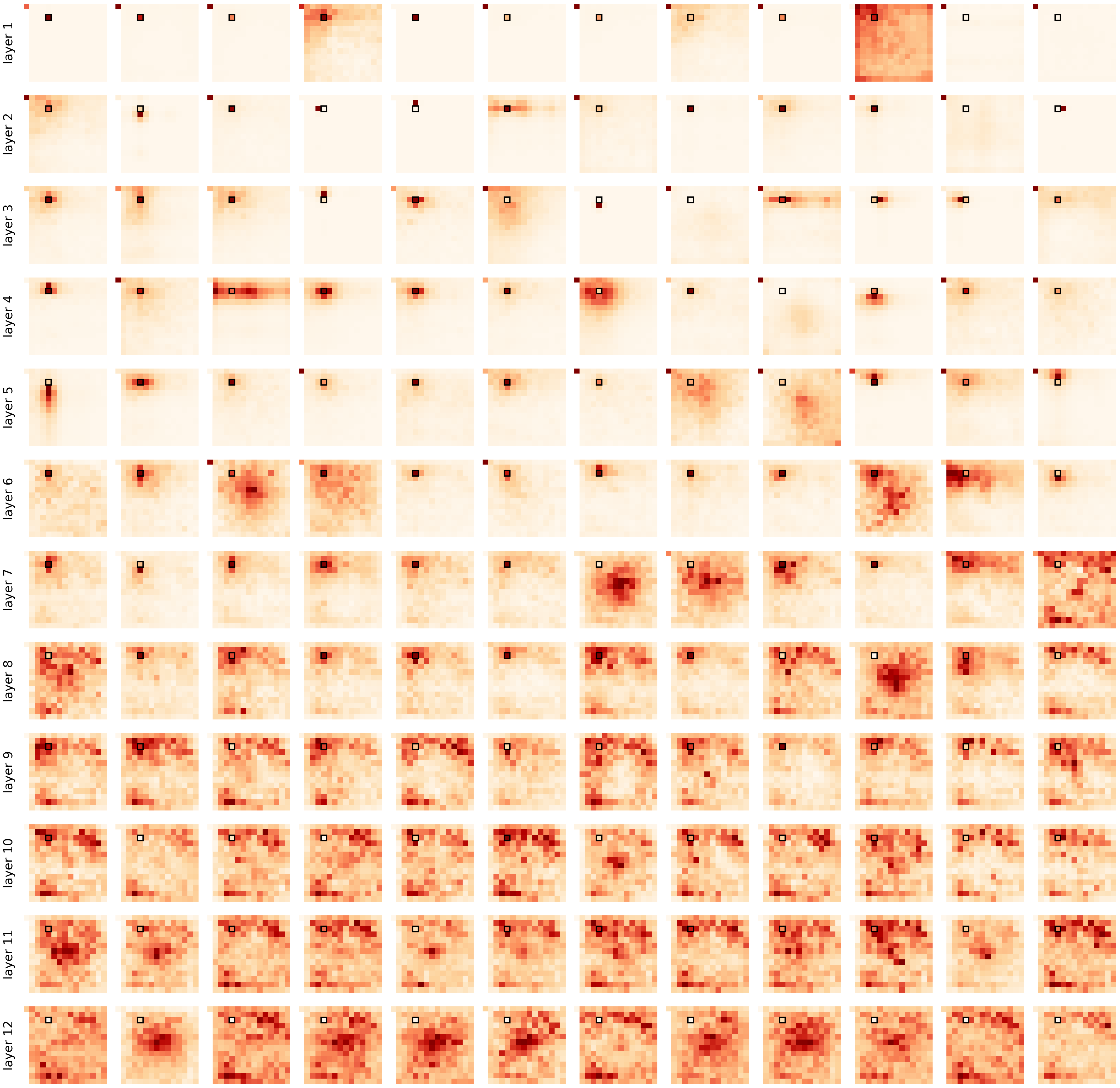 Visualization Of Self Attention Maps