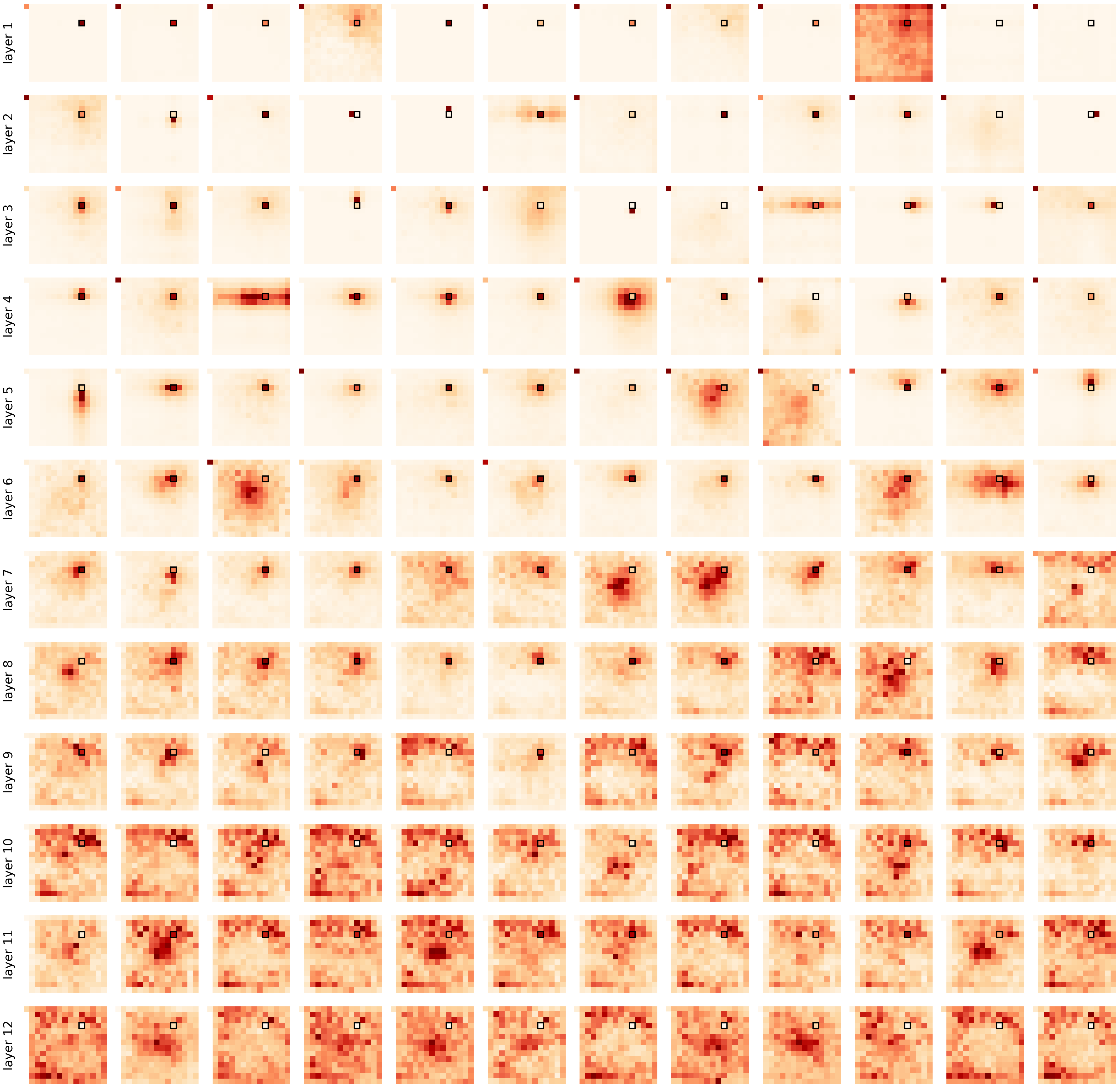 Visualization Of Self Attention Maps